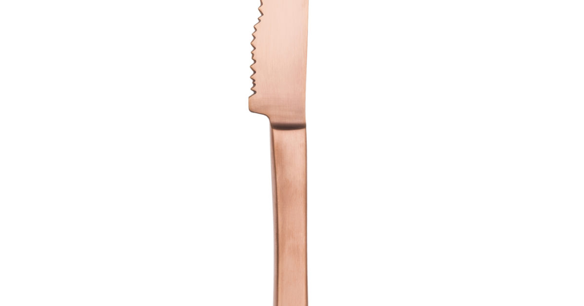 Table knife brushed copper • Graanmarkt 13